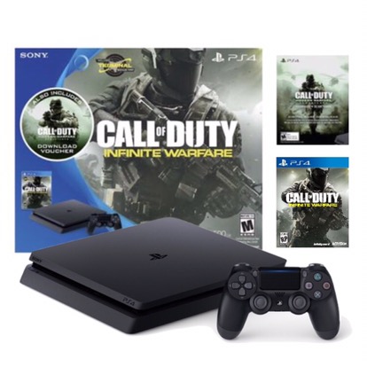 Sony Playstation 4 (PS4) Slim 1TB Console - Call of Duty Modern Warfare ...