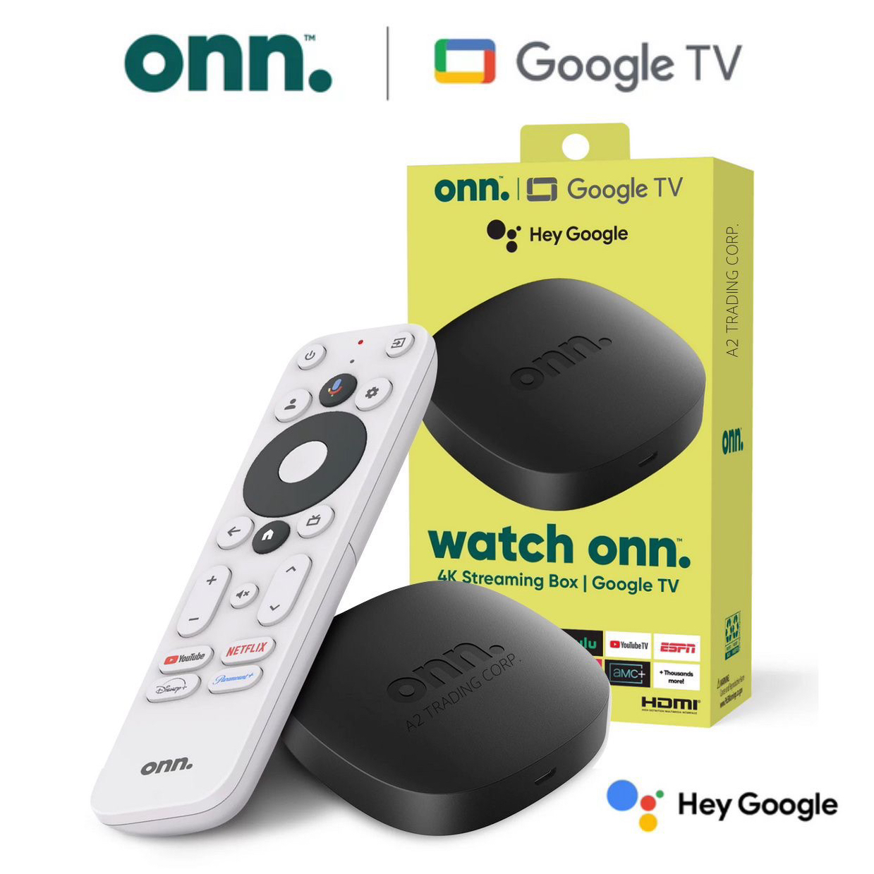 Onn 4K Streaming TV Box 2nd Gen 2023 Release With Google TV And Onn 4K Streaming TV Box 2nd Gen 2023 Release With Google TV And