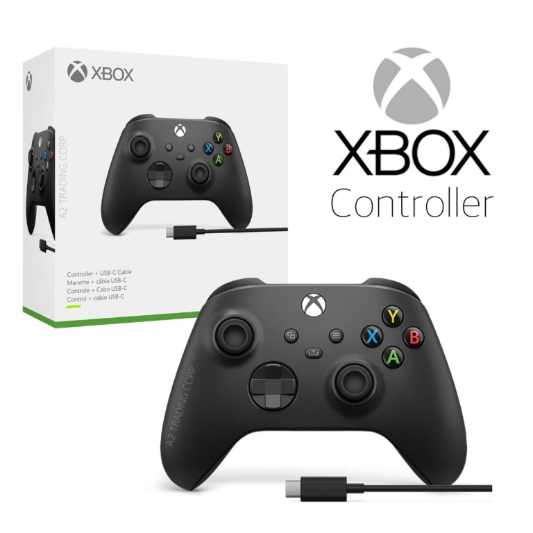 Xbox Wireless Controller + USB-C Cable – Carbon Black - Comprar Magazine