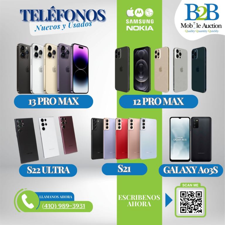 Ventas de Celulares al por Mayor | Lotes al por mayor | Liquidaciones