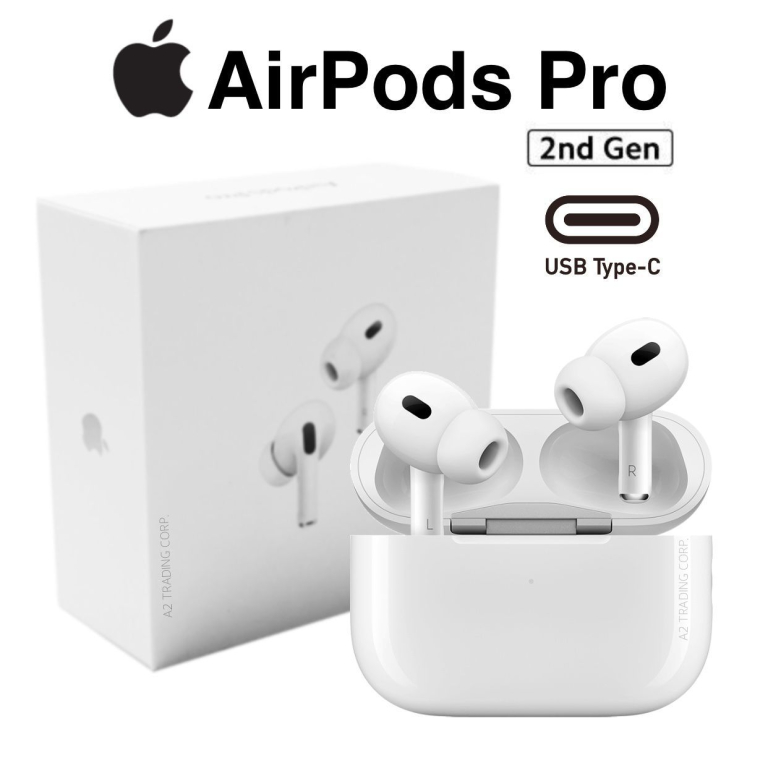 AirPods Pro (2nd Gen.) with MagSafe Case (USB‑C) – White - Comprar Magazine