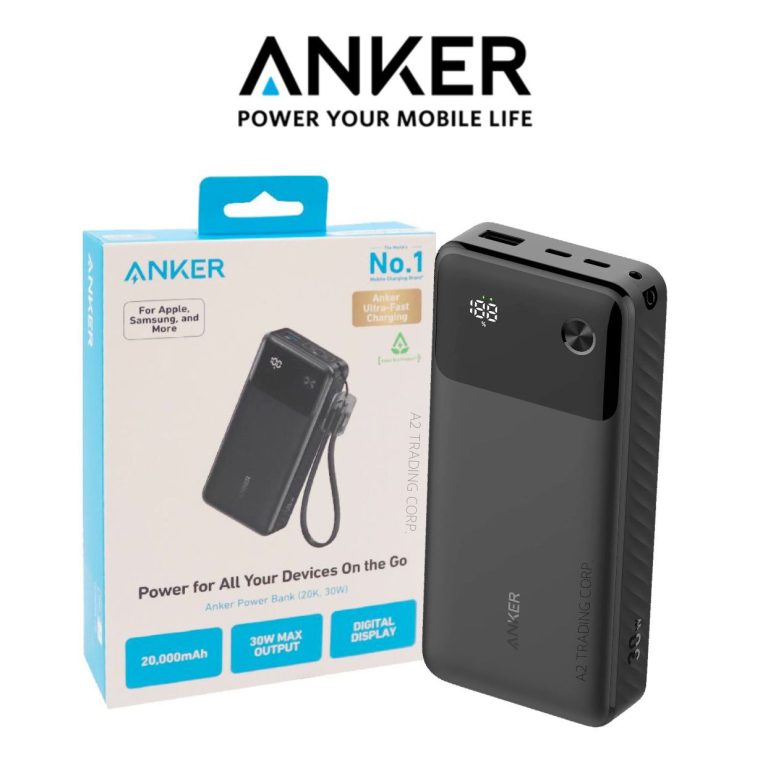 Anker Power Bank 20000mAh with 3-Port 30W Max PD Fast Charge - Comprar ...