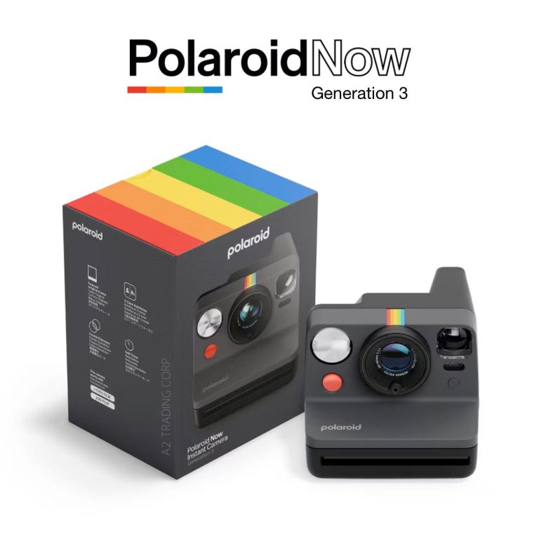 Polaroid Now Instant Camera – Black - Generation 3 - Comprar Magazine
