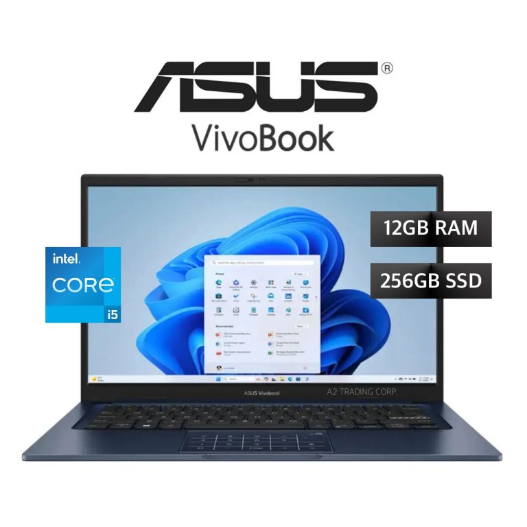 ASUS Vivobook 14 14" FHD Laptop, Intel Core i5-1334U, 12GB RAM, 256GB ...