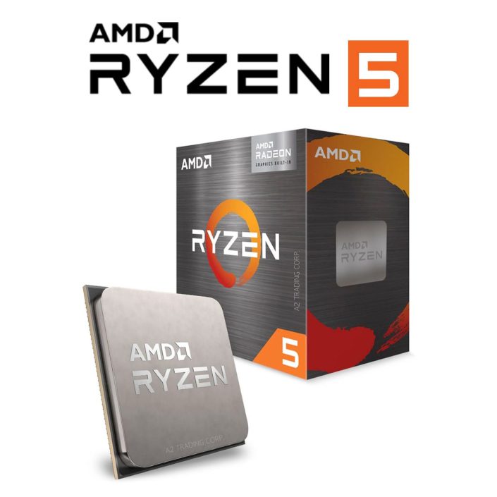 AMD Ryzen 5 5500GT 6-Core, 12 Thread Processor 4.4GHz Max Boost, 3.6GHz Base – with Radeon ...