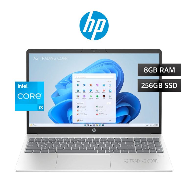 HP 15.6” FHD IPS Laptop, Intel Core i3-N305, 8GB RAM, 256GB PCIe NVMe ...