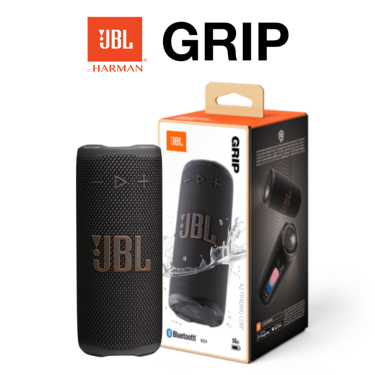 JBL Grip - Portable Wireless Speaker with Built-In Light - Black ...
