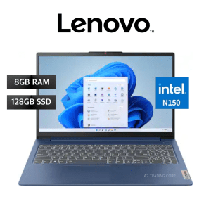 Lenovo IdeaPad Slim 3i 15.6" FHD Laptop, Intel N150, 8GB RAM, 128GB UFS ...